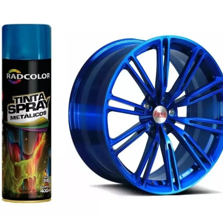 Transforme com Estilo: Tinta Spray Azul Metalizado 400ml Radcolor - Sua ...
