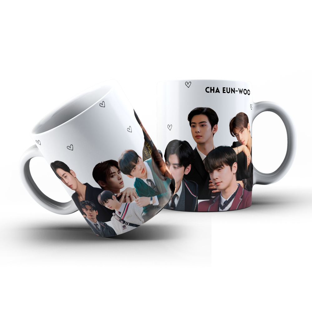 Caneca Porcelana True Beauty - Oppa Cha Eun-Woo | Shopee Brasil