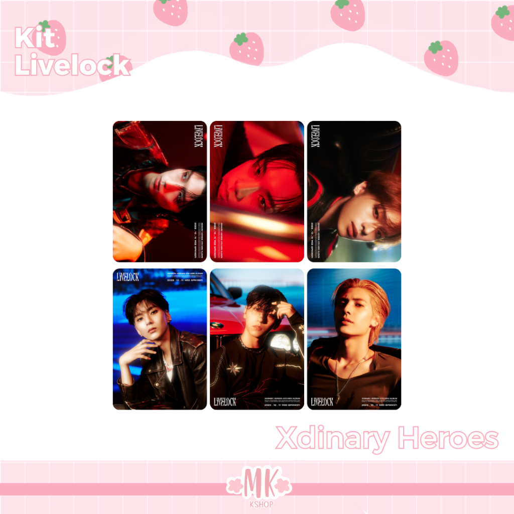 Photocards Xdinary Heroes Livelock | Shopee Brasil