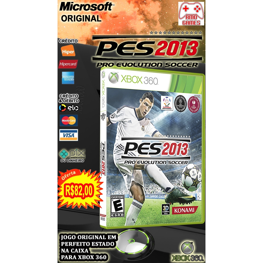 Jogo Original Pro Evolution Soccer 2013 (PES 2013) para Xbox 360 ...