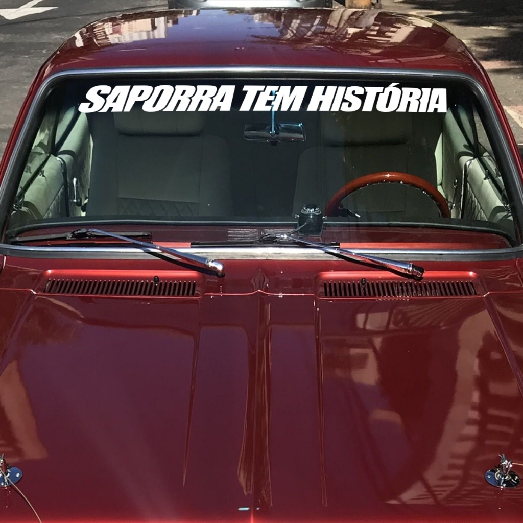 Adesivo Parabrisa Saporra Tem História Frase Carro Rebaixado Dub Som Automotivo Vidro | Shopee ...