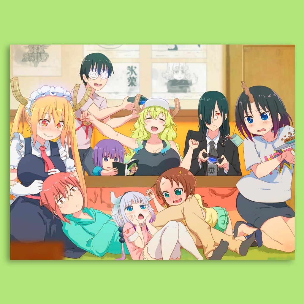 Mouse Pad Kobayashi San Chi no Maid Dragon | Shopee Brasil