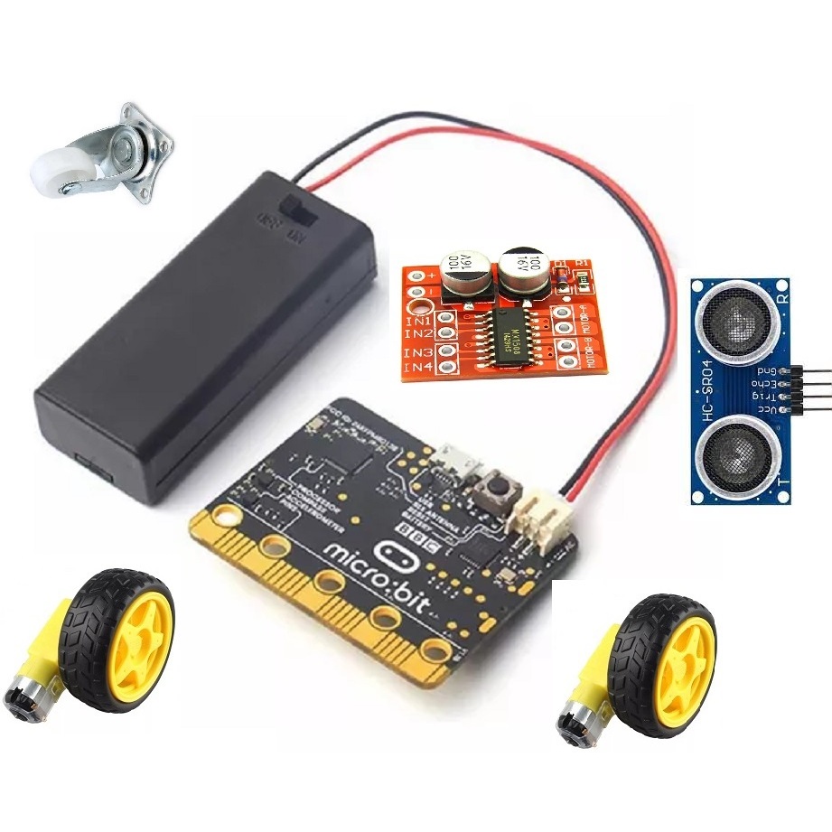 KIT MICROBIT V2 SENSOR ULTRASSONICO | Shopee Brasil