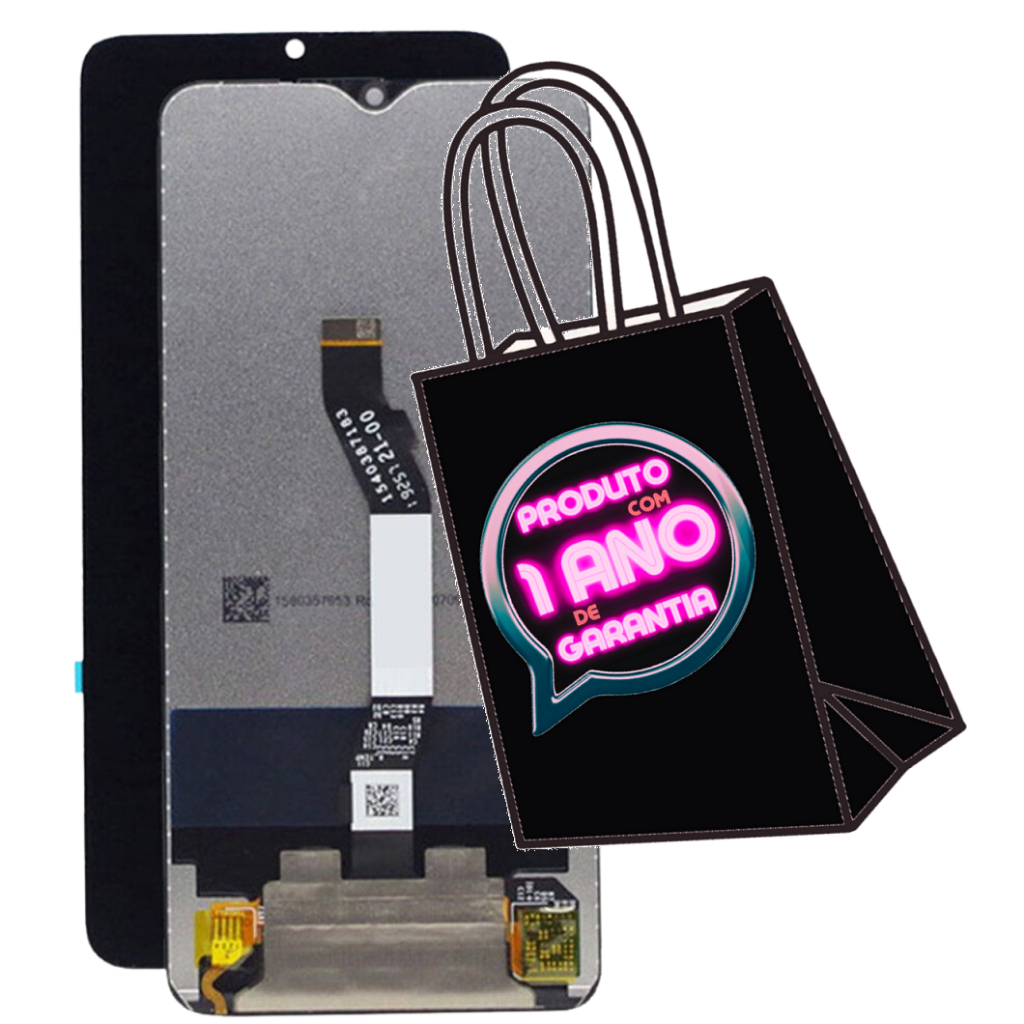 Tela Display Frontal Completa Compatível Com Redmi Note 8 Pro + Lcd Premium + Envio Hoje ...