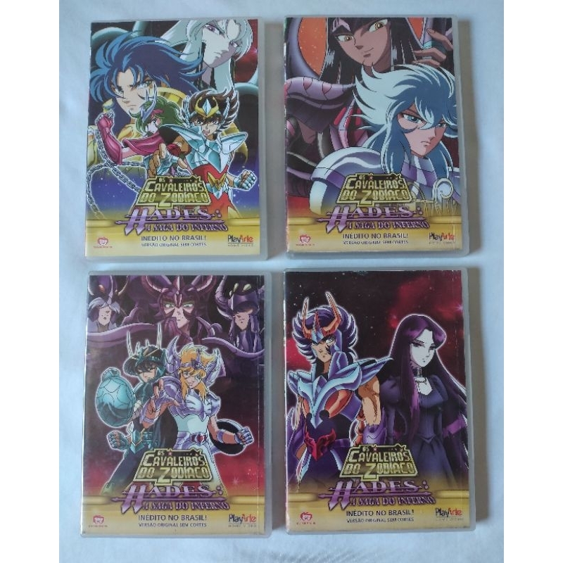Dvds Os Cavaleiros Do Zodíaco Hades A Saga Do Inferno | Shopee Brasil