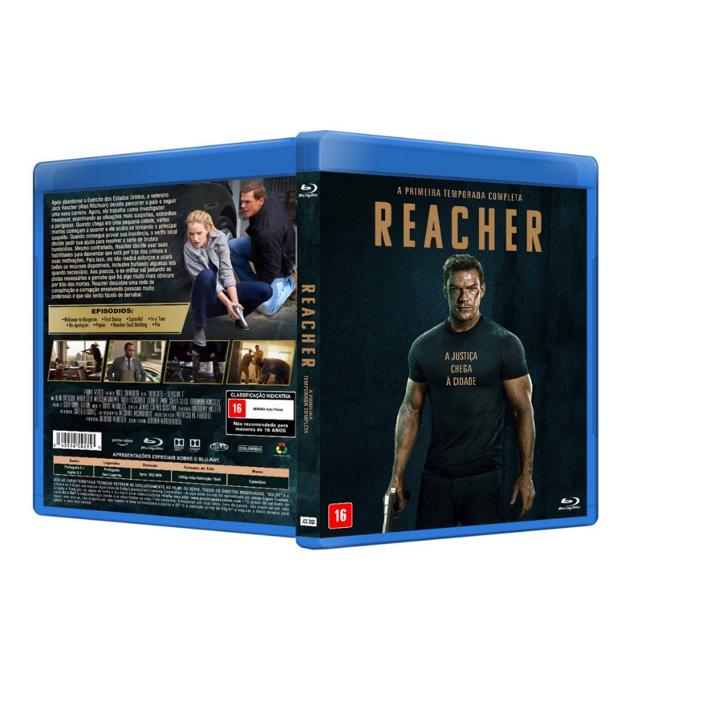 Blu-ray: Reacher - Temporadas [PERSONALIZADO] | Shopee Brasil