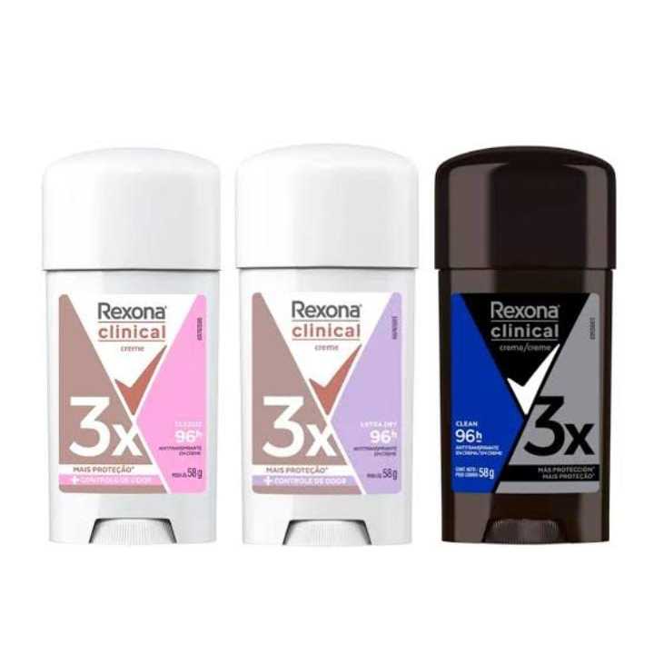 REXONA CLINICAL CREME 58G - unidade | Shopee Brasil