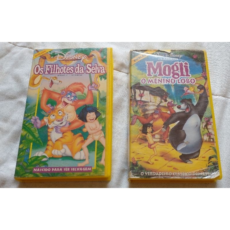 Combo VHS: Mogli: O Menino Lobo / Os Filhotes da Selva | Shopee Brasil