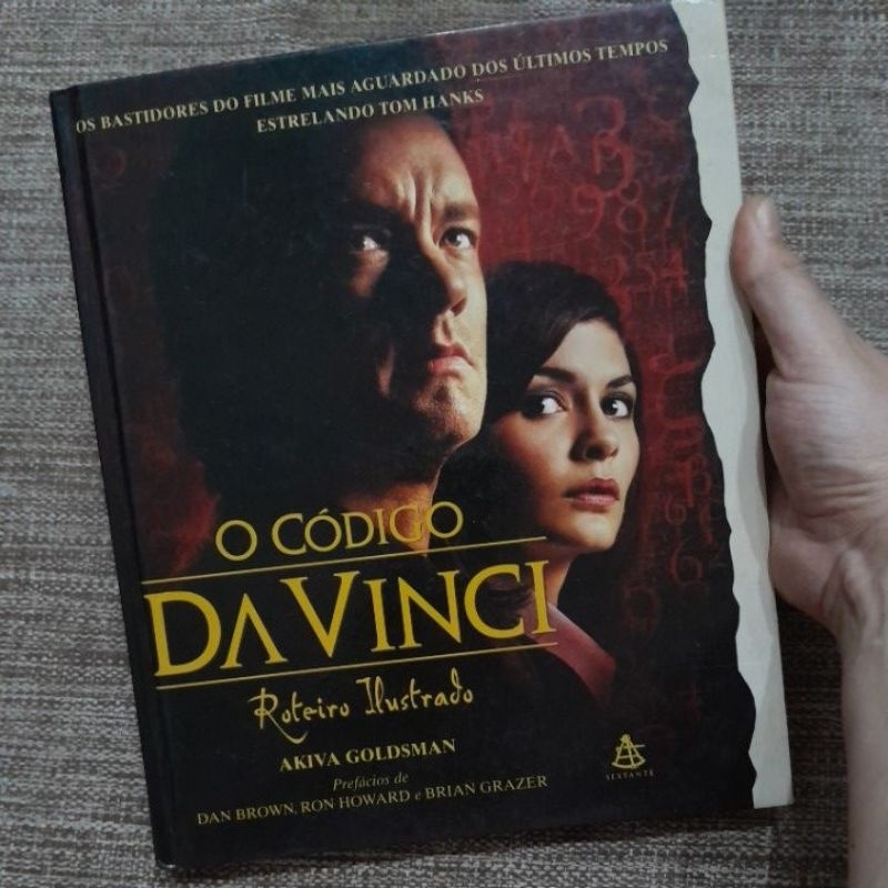 O Código da Vinci - ROTEIRO ILUSTRADO do filme baseado na obra do Dan Brown | Shopee Brasil