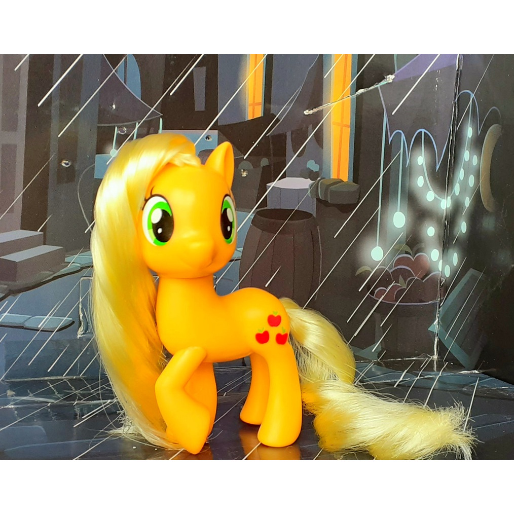 My little pony - Applejack - Movie - Pose -8cm- Original | Shopee Brasil