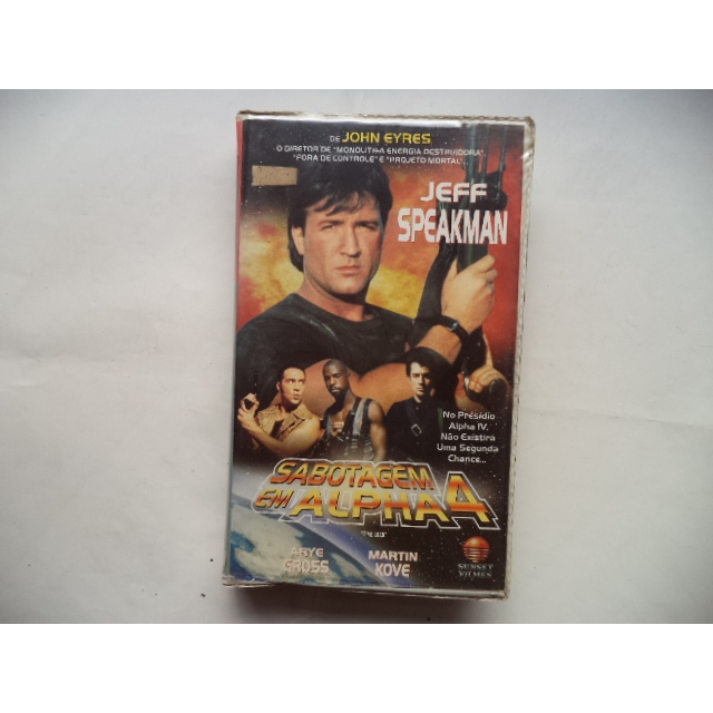 Fita Vhs Sabotagem Em Alpha 4 Original Legendado | Shopee Brasil
