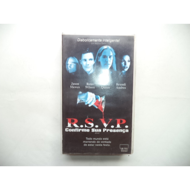 Fita Vhs Rsvp Confirme Sua Presença Original Legendado terror | Shopee ...