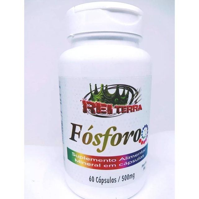 Fosforo suplemento Alimentar Mineral 60 capsulas de 500mg | Shopee Brasil