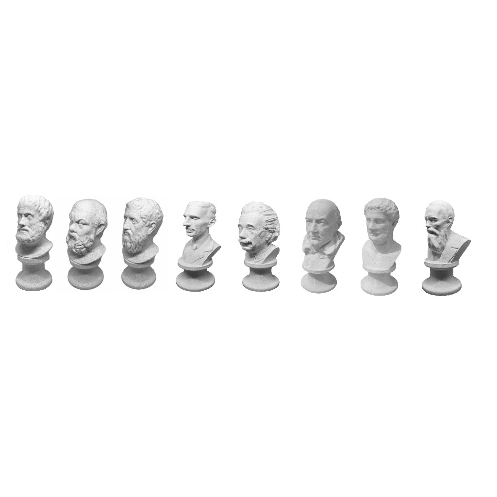 Kit Mini Esculturas Bustos 8 Personalidades - 8cm | Shopee Brasil