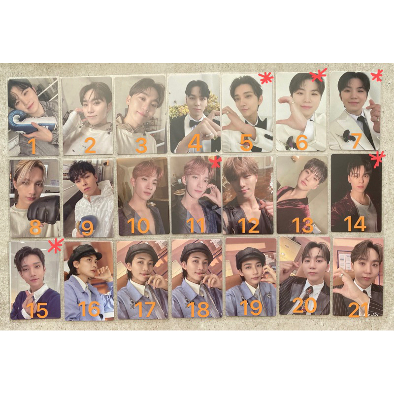 SEVENTEEN-Diversos photocards álbum fml regular carat carver Jeonghan Joshua Jun Hoshi Woozi DK ...