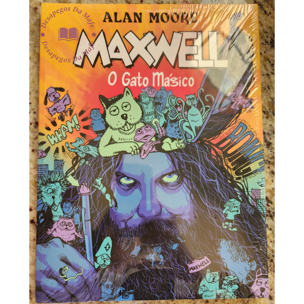 HQ MAXWELL, O GATO MÁGICO - Alan Moore (novo lacrado). Ed. Pipoca ...