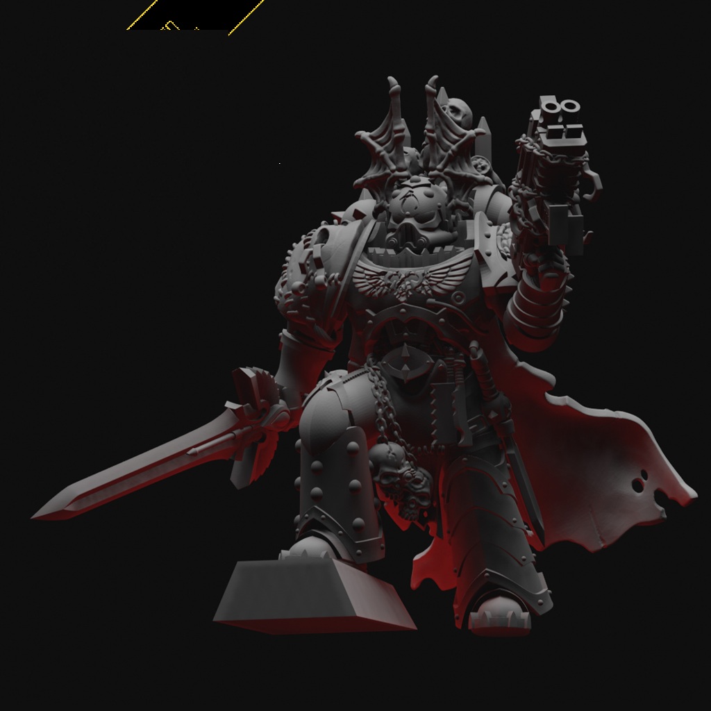 Miniatura de warhammer night lords Decimus space marines | Shopee Brasil