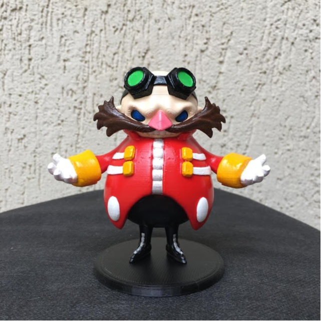 Dr. Ivo "Eggman" Robotnik Sonic Colecionável Impressão 3D | Shopee Brasil