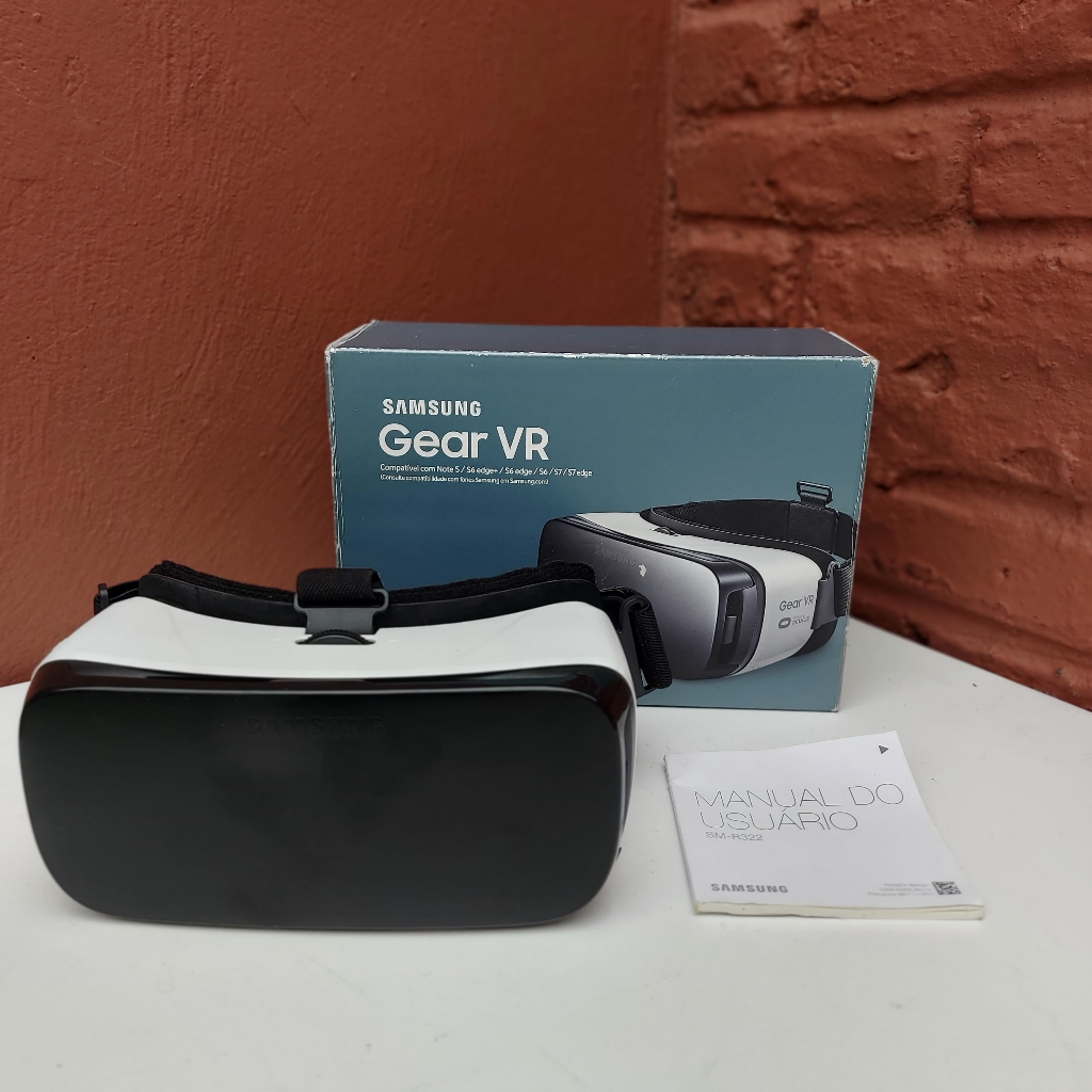 Óculos de Realidade Virtual Samsung Gear VR Branco | Shopee Brasil