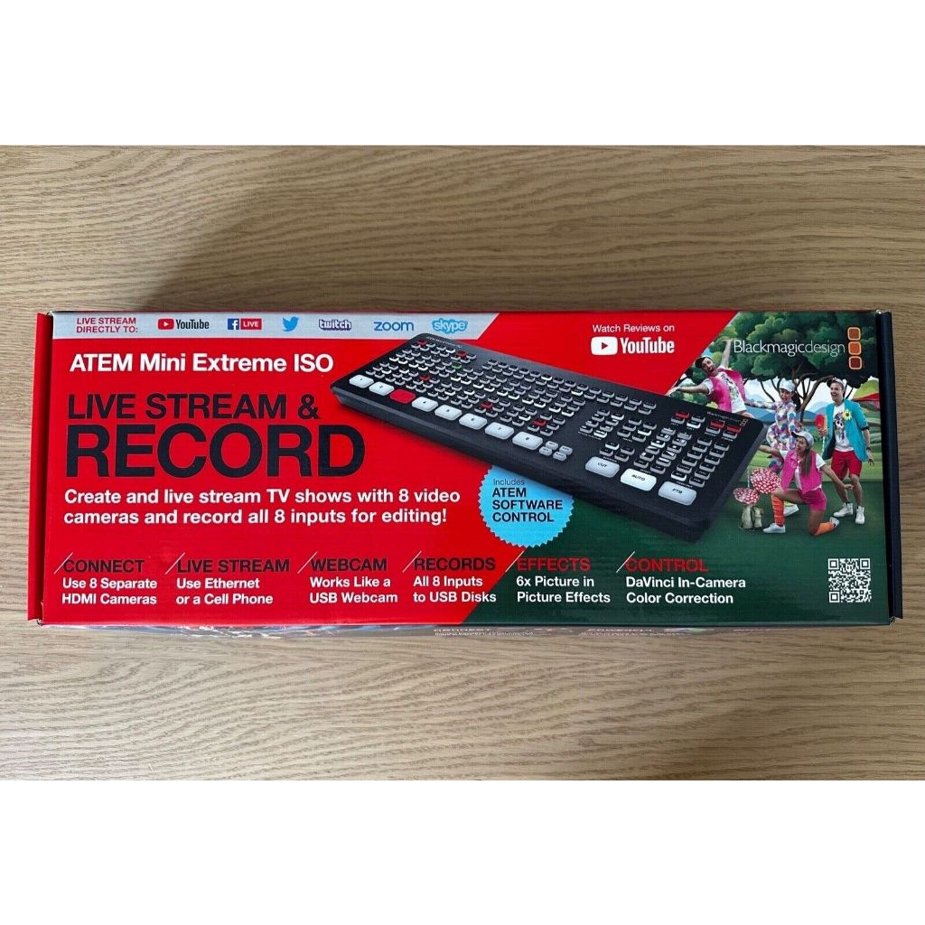Blackmagic Design ATEM Mini Extreme ISO | Shopee Brasil