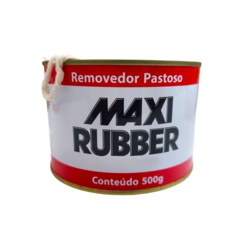 Removedor De Tinta Pastoso Maxi Rubber 500g Pasta Removedora Tintas ...