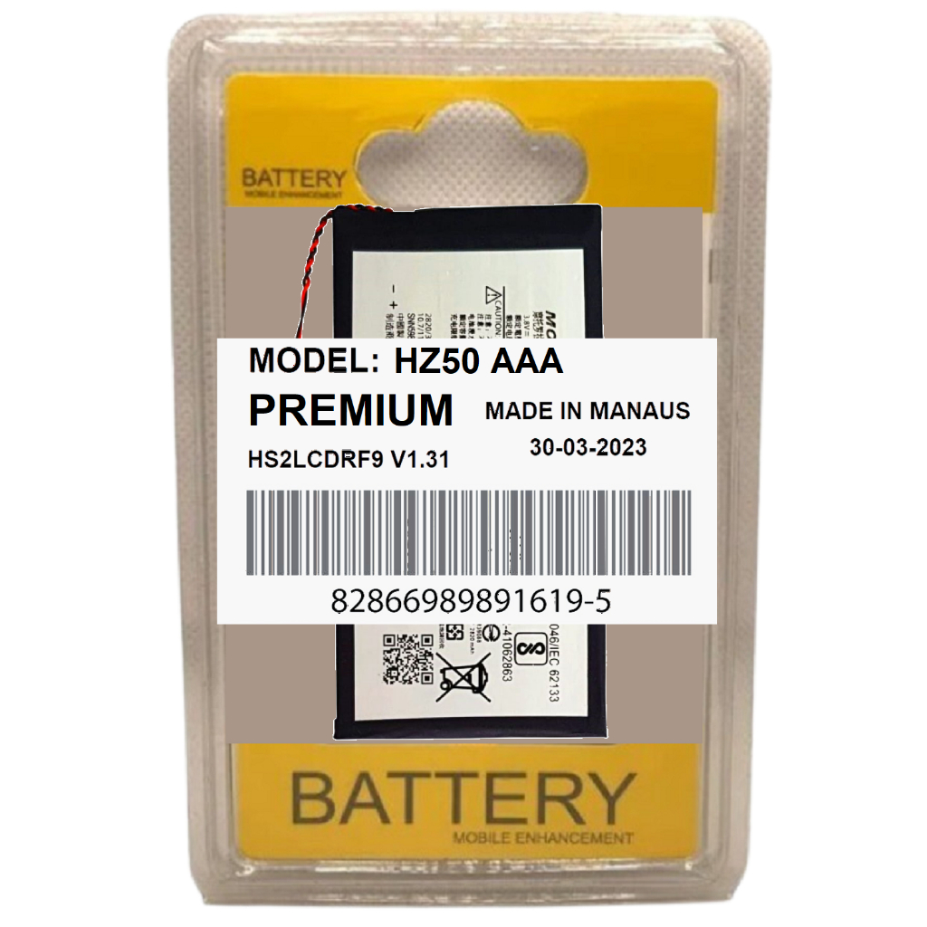 Battria HZ40 Compatível Com Moto Z2 Play Xt1710 + Garantia Longa ...