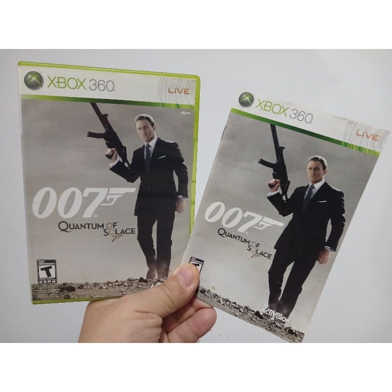 Jogo Xbox 360 007 Quantum of Solage Original completo Físico leia tudo | Shopee Brasil