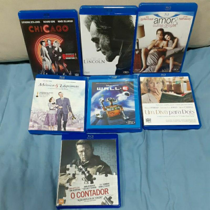 Lote de Blu Ray ( com 7 filmes Blu ray zerados) | Shopee Brasil