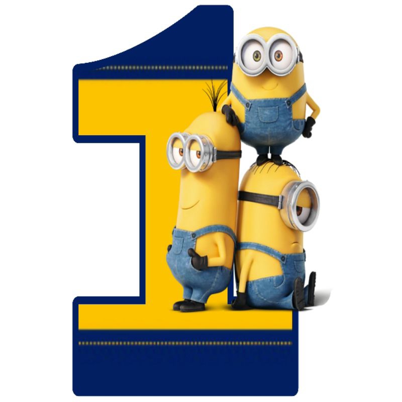 Display De Números, Minions . | Shopee Brasil