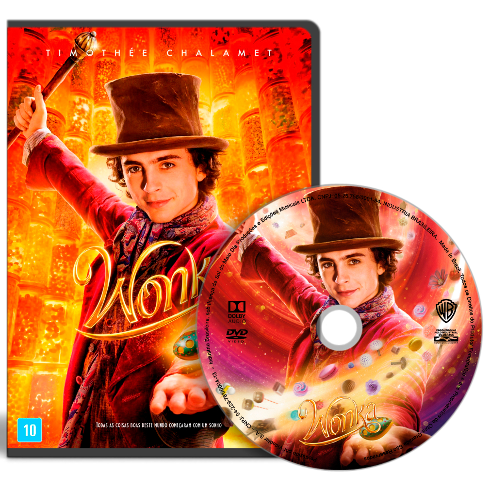 DVD - Wonka (2024) (Dublado e Legendado) | Shopee Brasil