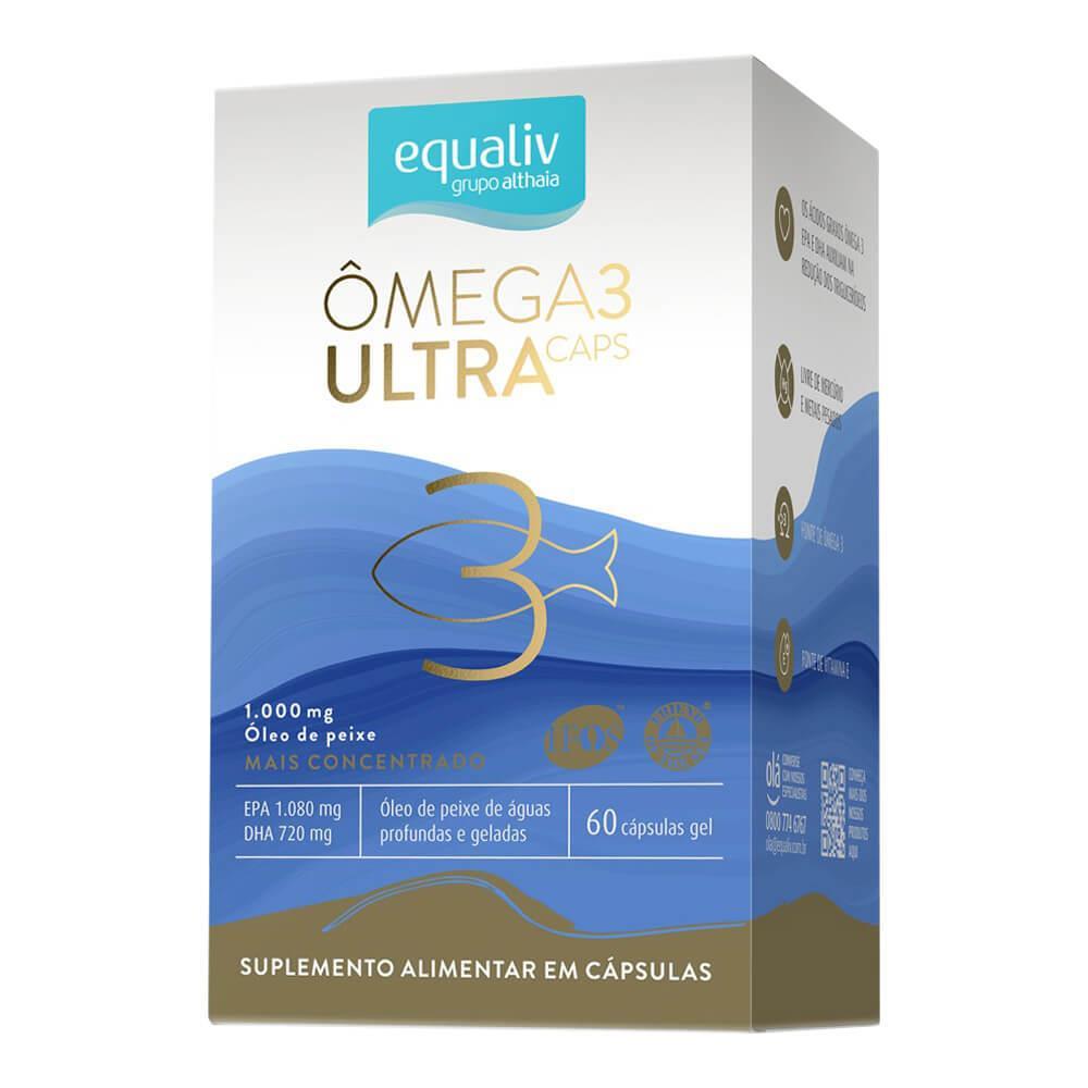 Omega 3 Utra Caps Concentrado (60 Cápsulas) - Equaliv | Shopee Brasil