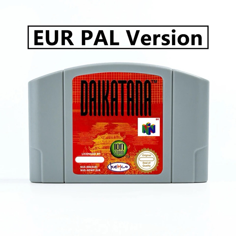 Fita / Cartucho Daikatana - Nintendo 64 | Shopee Brasil