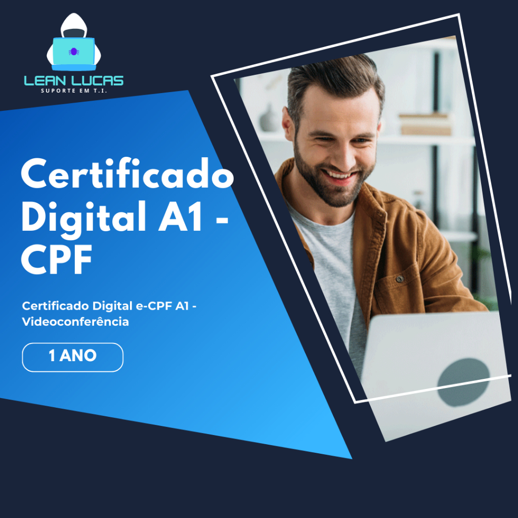Certificado Digital CPF A1 (1 ano) - Arquivo | Shopee Brasil