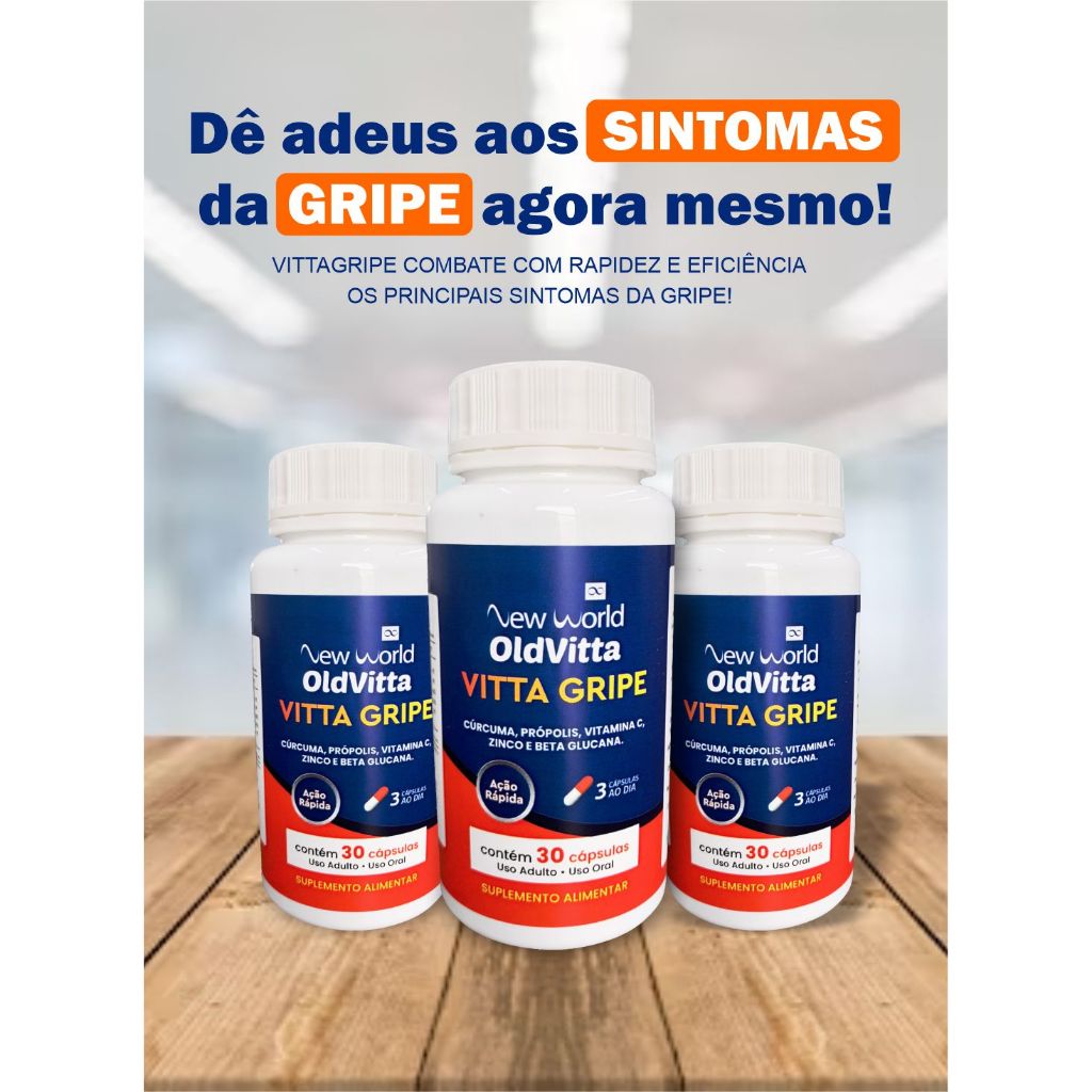 ANTIGRIPAL VITTAGRIPE 30 CAPSULAS | Shopee Brasil