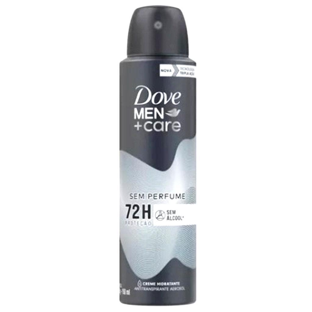 Antitranspirante Aerossol Dove Men+Care 72h Sem Perfume 150ml | Shopee ...
