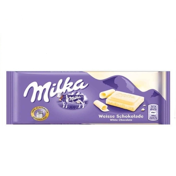 MILKA WHITE 100G | Shopee Brasil
