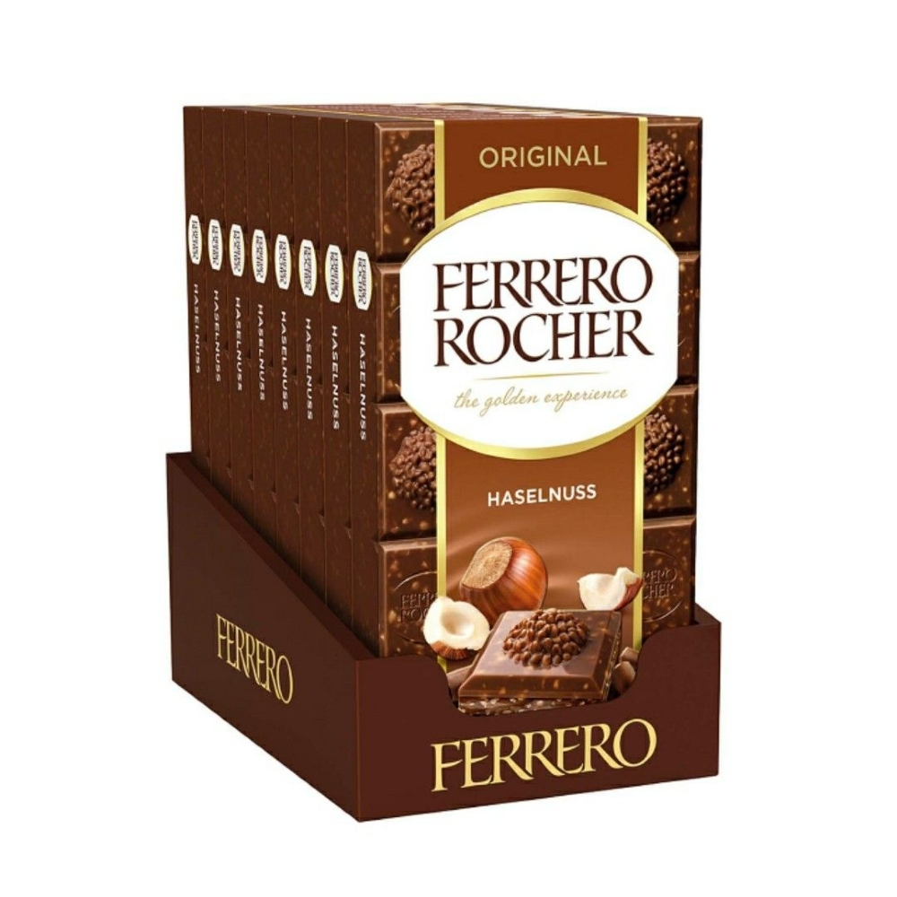 CHOCOLATE FERRERO ROCHER ORIGINAL HALZENUSS 90G | Shopee Brasil