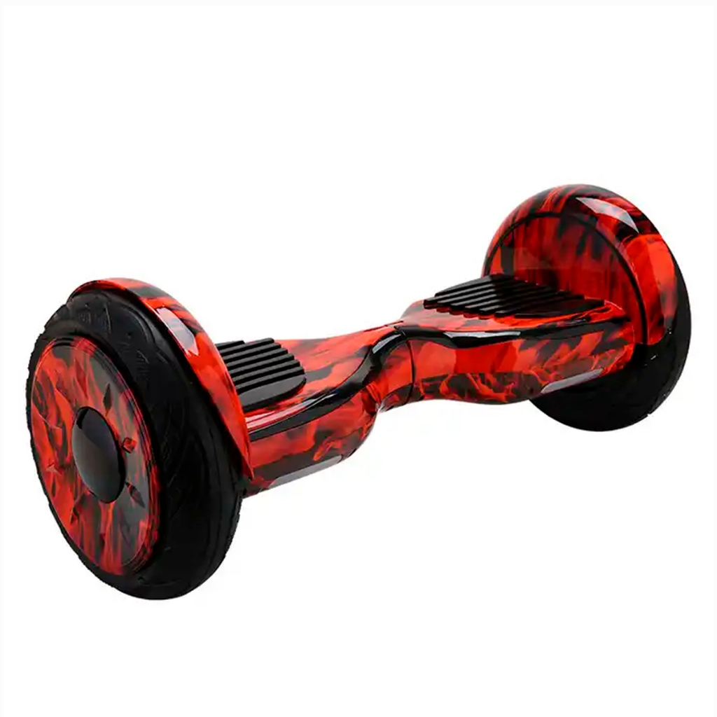 Hoverboard Original 10 Polegadas Vermelho Fogo Skate Elétrico Led ...