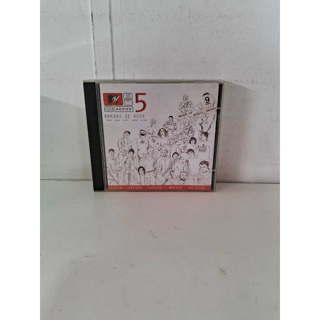 CD MTV Ao Vivo 5 Bandas De Rock | Shopee Brasil