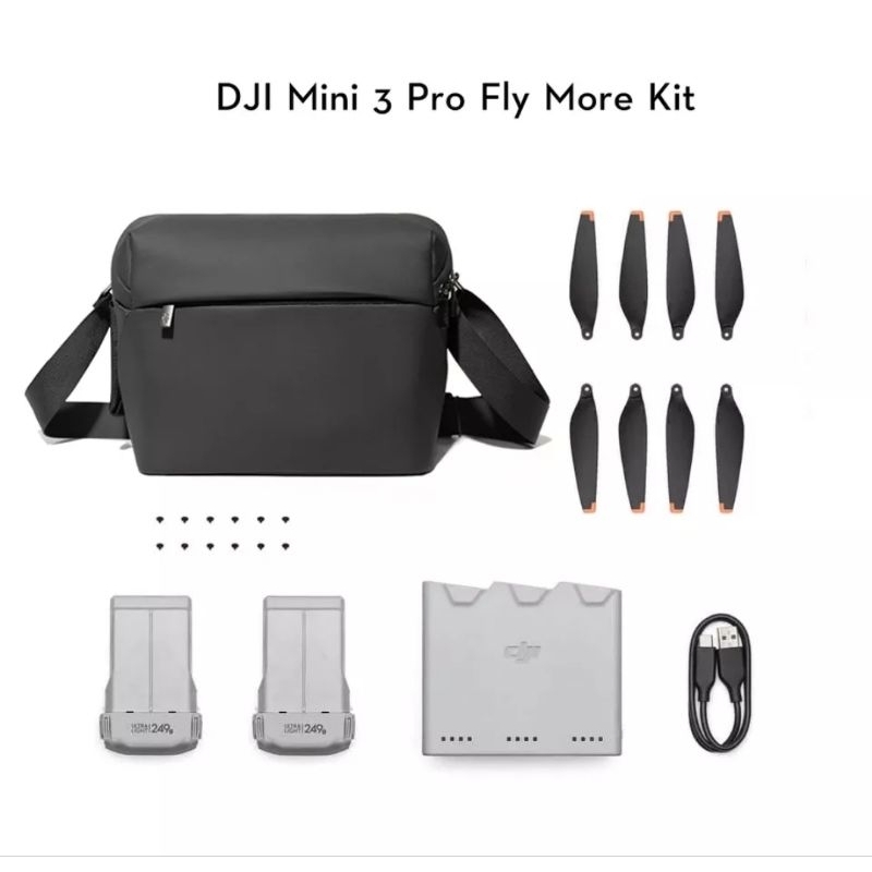 Kit Fly More Combo Para Dji Mini 3 Pro - Original Lacrado | Shopee Brasil