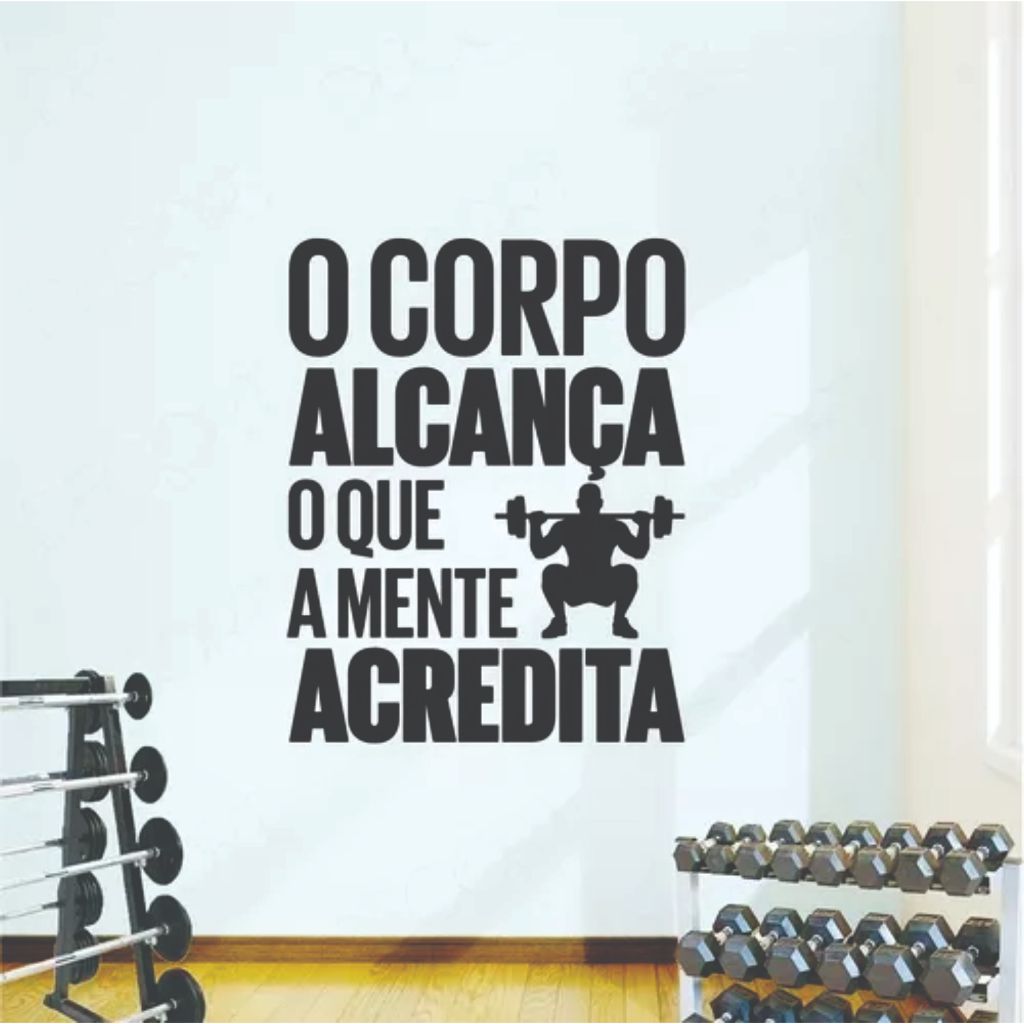 Adesivo De Parede Frase Motivacional Nunca Desistir Cor Preto | Shopee ...