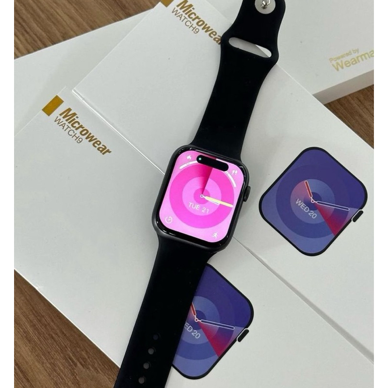 Smartwatch W99+ Plus Tela AMOLED 2gb de memória | Shopee Brasil