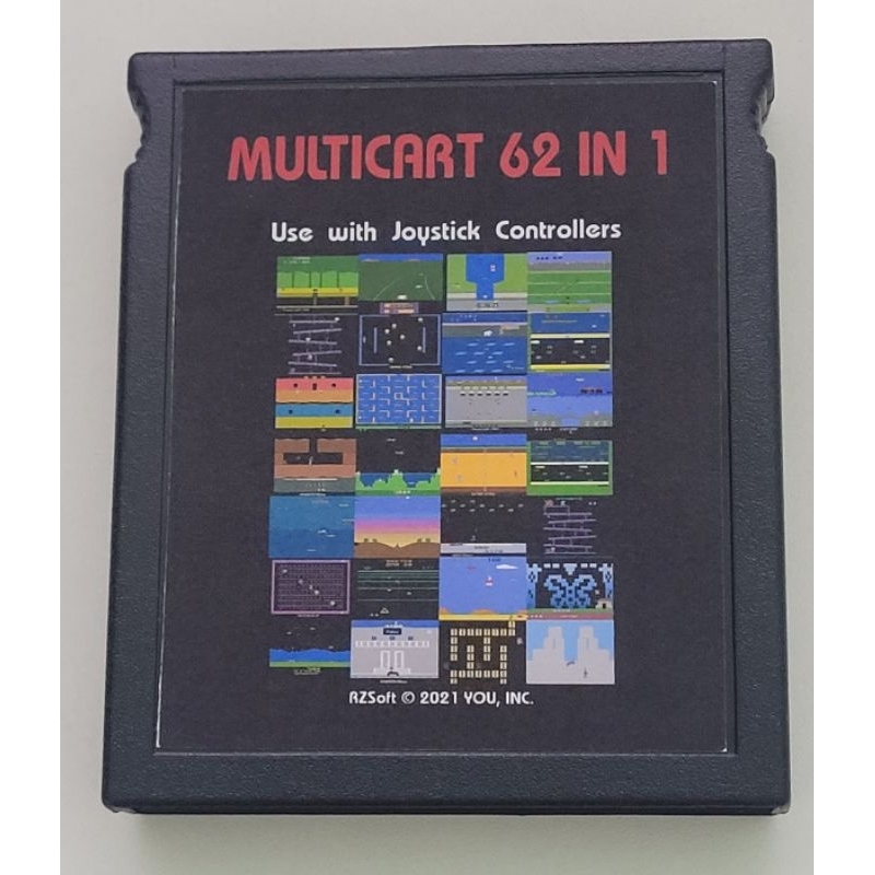 Multicart Atari 2600 (MENU) - 62 em 01 | Shopee Brasil
