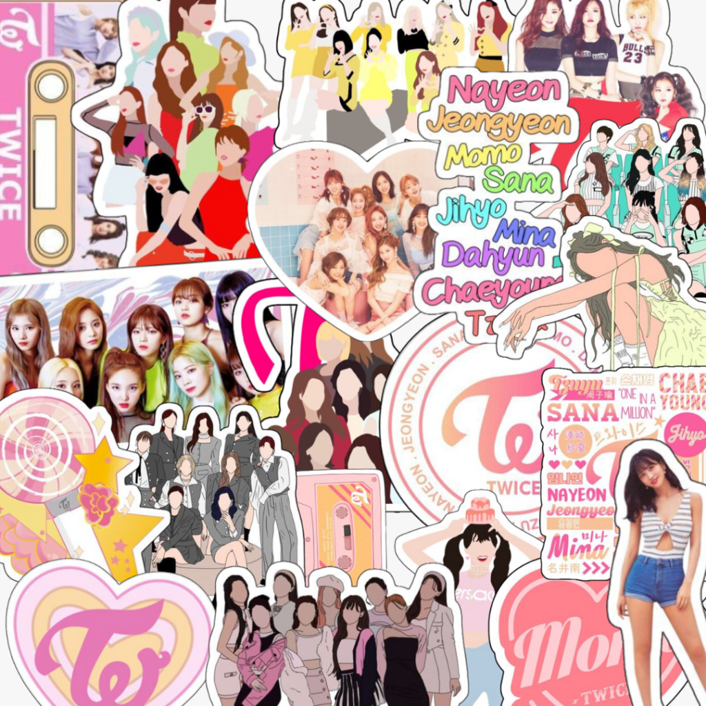 TWICE - 20 ADESIVOS/STICKER PACK! (Folha ou Recortado) | Shopee Brasil