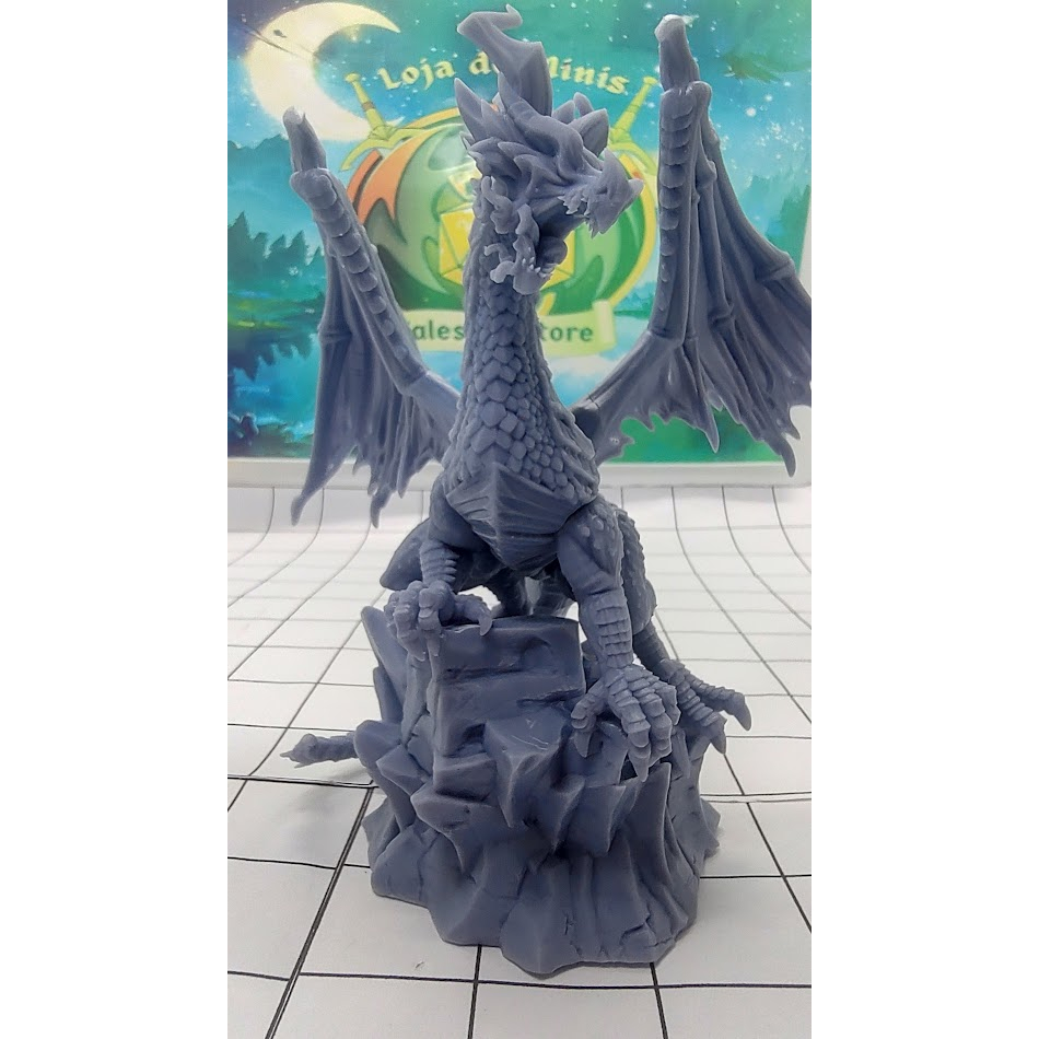 D&D/DnD Miniatura RPG de mesa Dragão Verde | Shopee Brasil