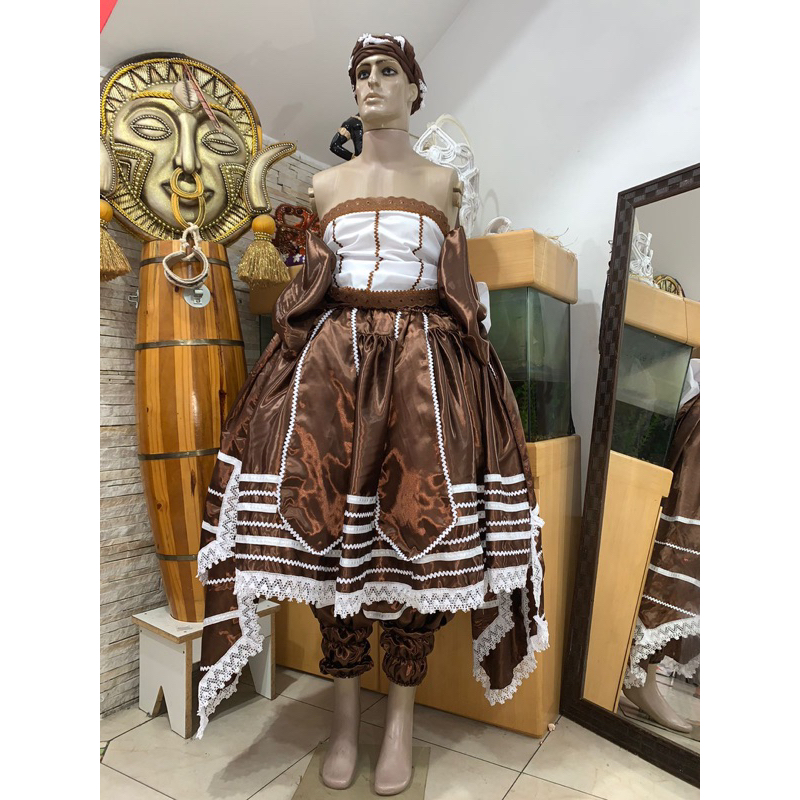 Roupa de Santo Xango Candomblé e Umbanda Rosa’S Textil | Shopee Brasil