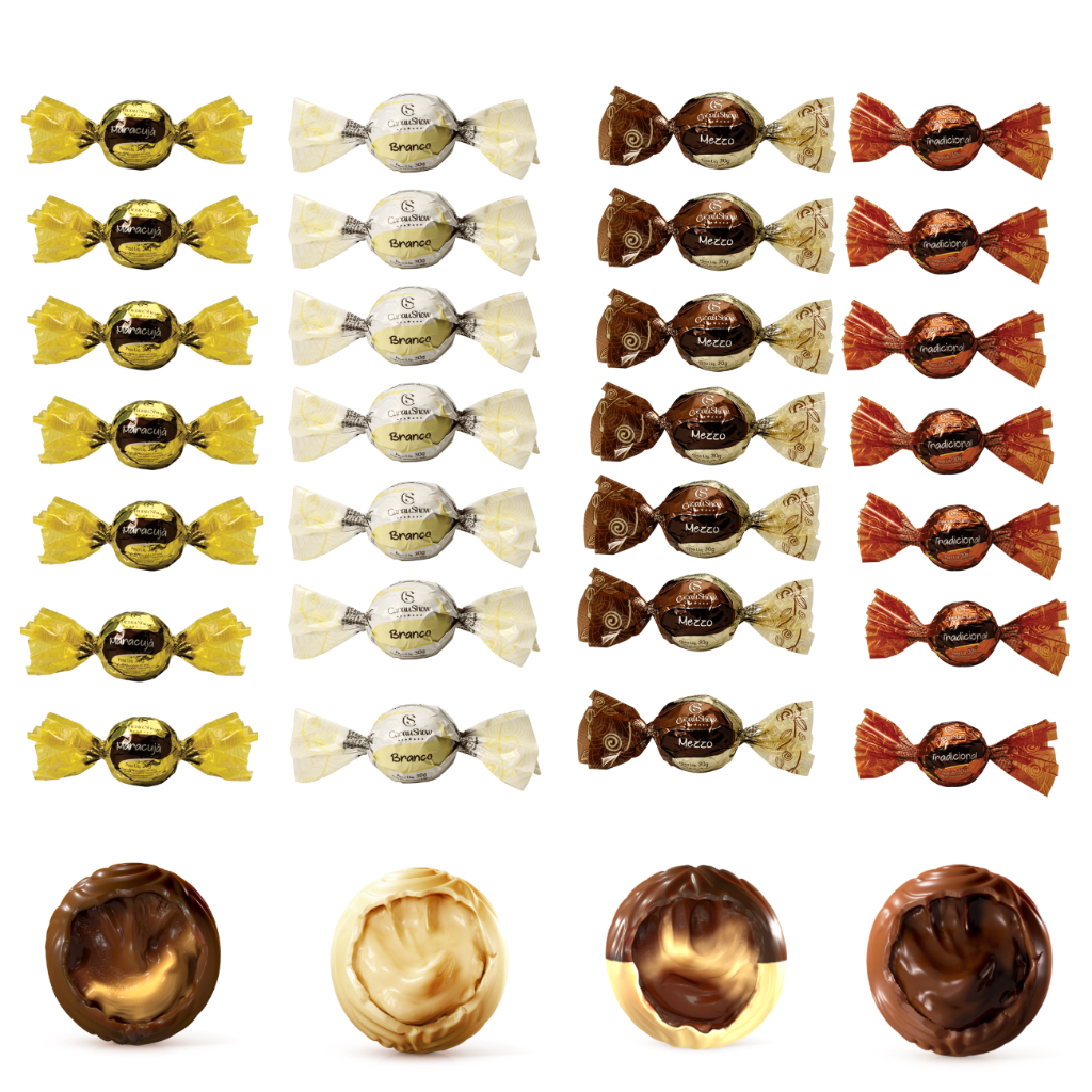 Kit 10un. Trufas Cacau Show Trufinha 30g e 10 un trufas 12,5g | Shopee Brasil