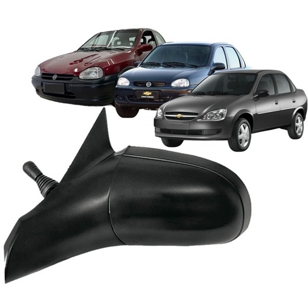 Retrovisor Espelho Corsa 1994 / 2017 Classic Com Controle Manual | Shopee Brasil