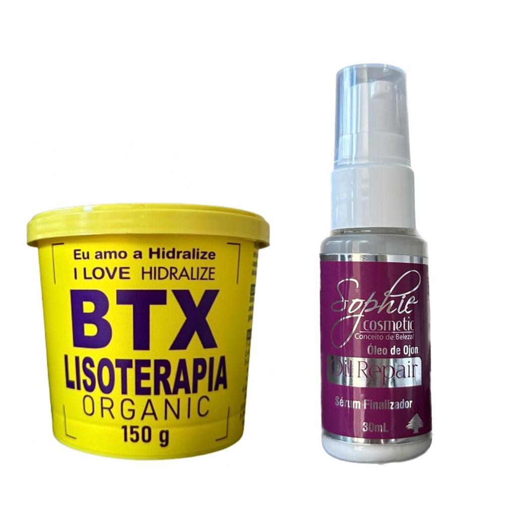 Mini Btx Lisoterapia 150g + Finalizador Sérum Óil Repair 30ml | Shopee ...