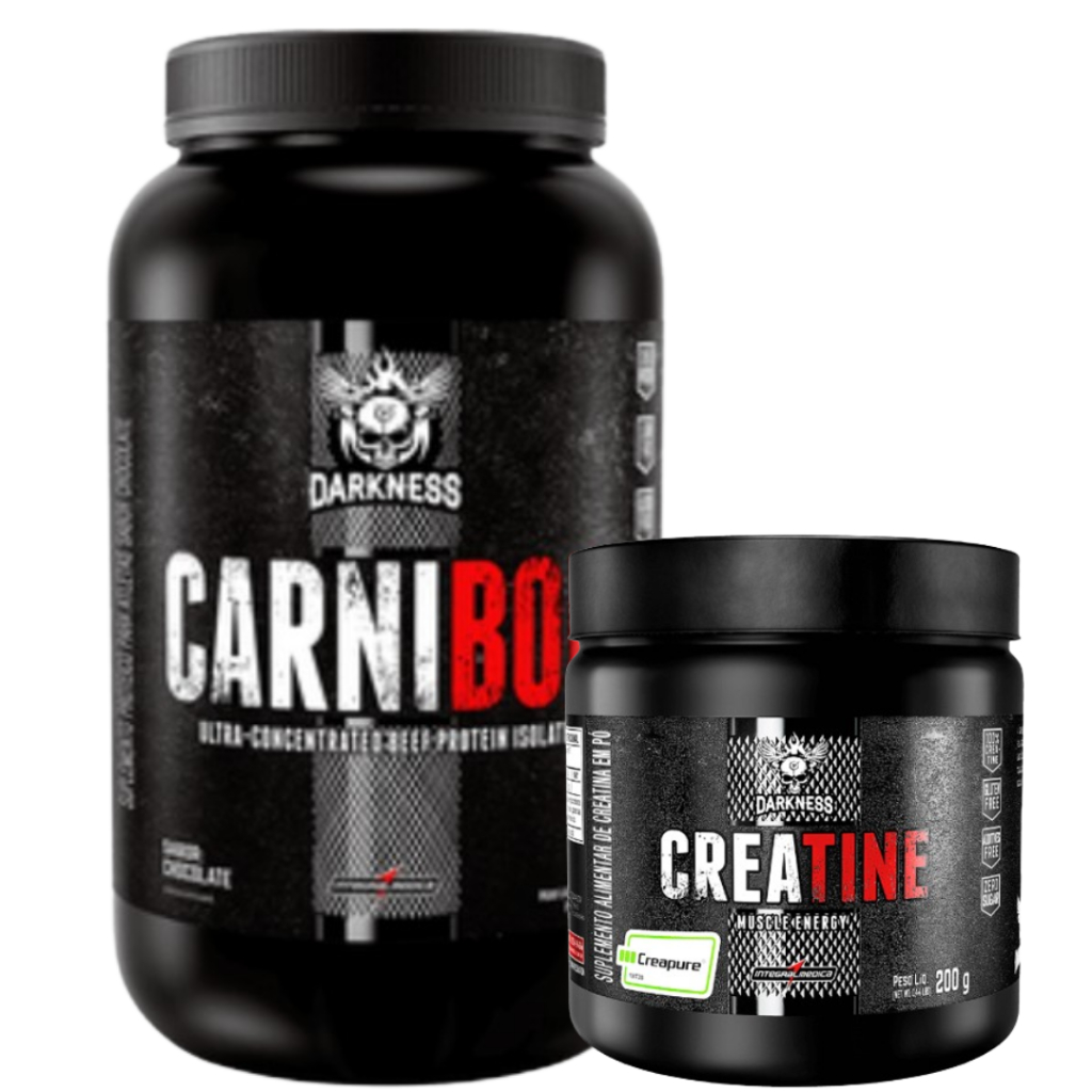 Kit Suplementos Carnibol, Proteína da carne Zero Lactose 900g ...